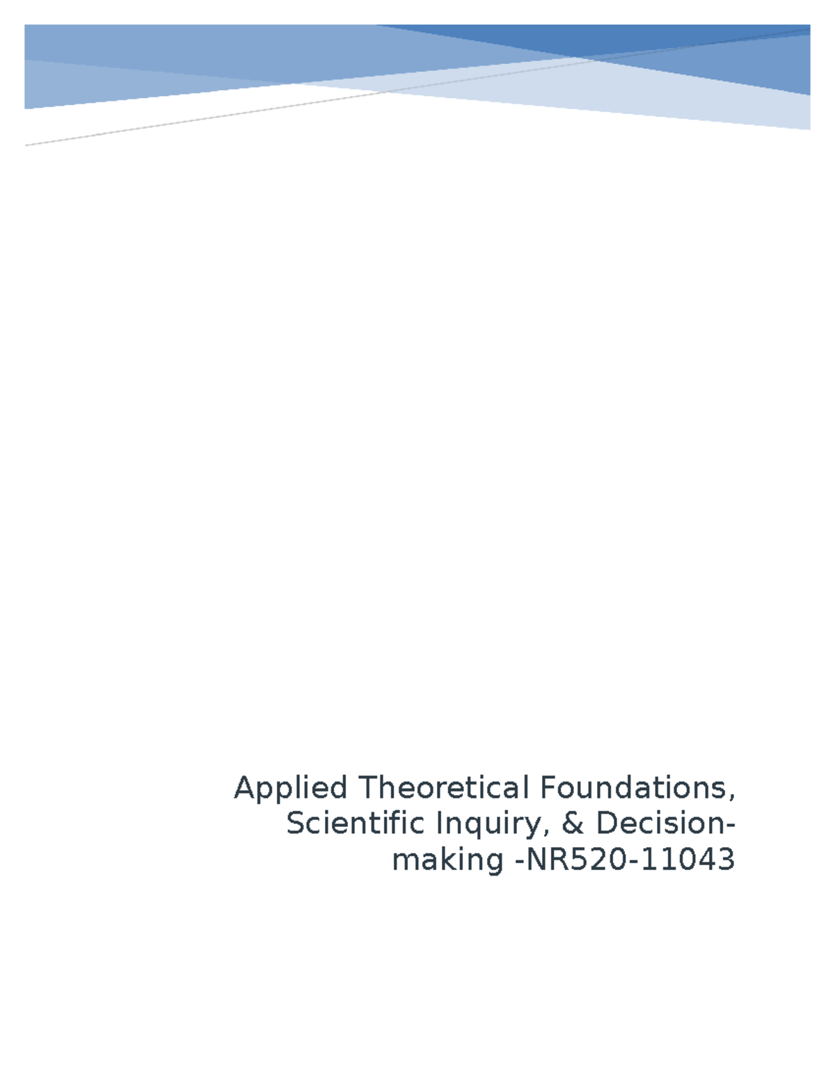 Module 3 Assignment Project Professional Practice Issue Msn Projectedited Applied Theoretical 8011