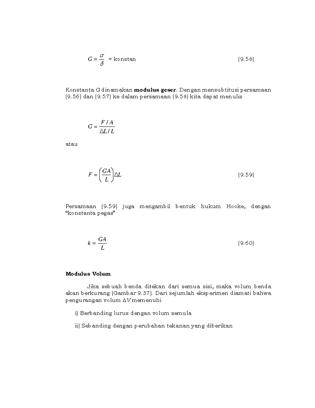Catatan Fisika Dasar I (171) - G = konstan (9) Konstanta G dinamakan ...