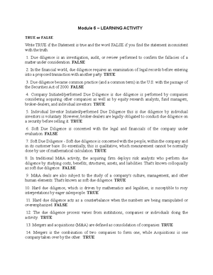 Learning Activity 2 - Asset is defined as transactions that will yield future economic benefits ...