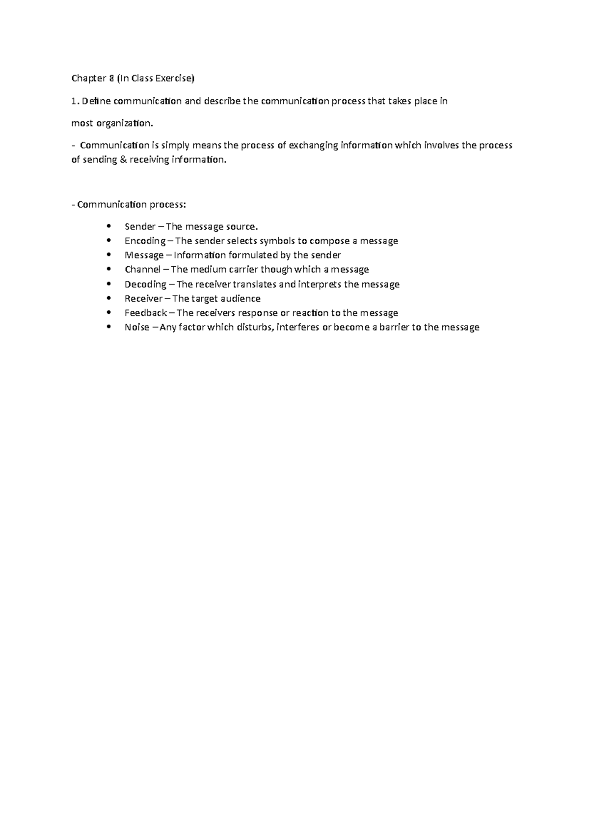 MGT162 exercises - Studocu