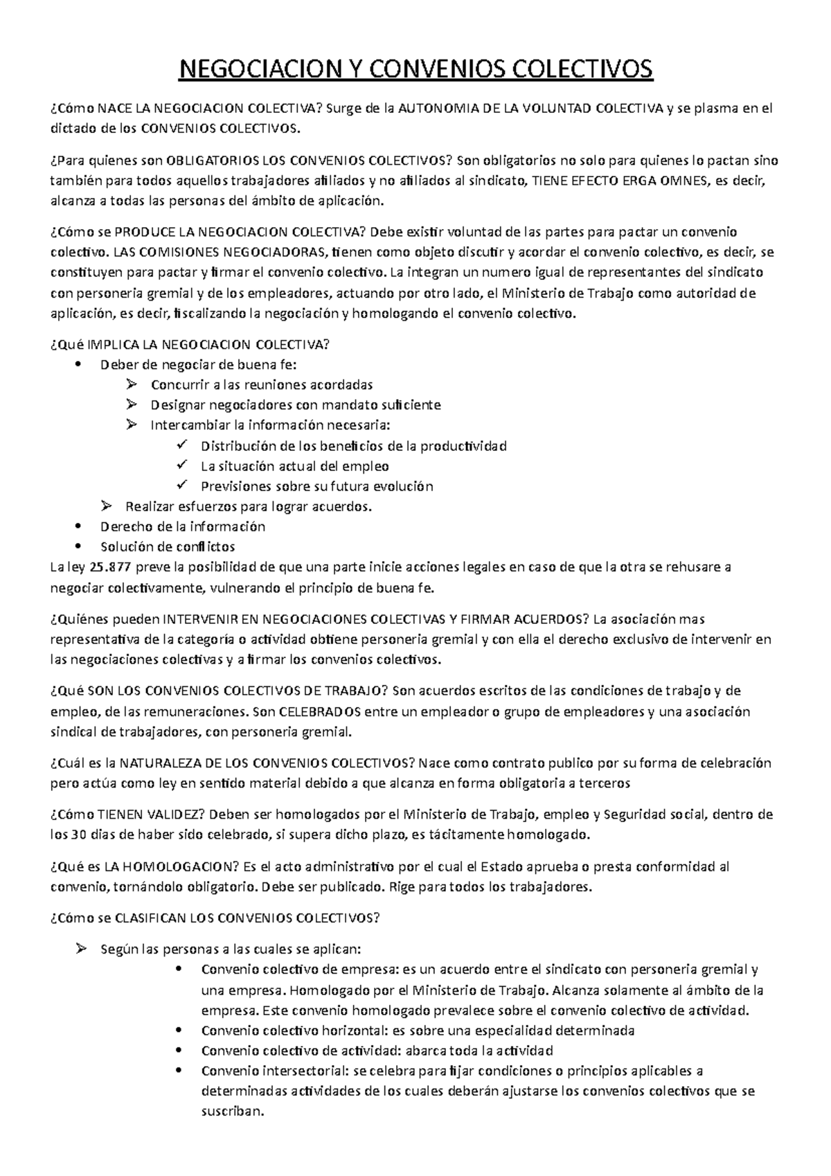 Negociacion y convenios colectivos - NEGOCIACION Y CONVENIOS COLECTIVOS ¿Cómo NACE LA ...