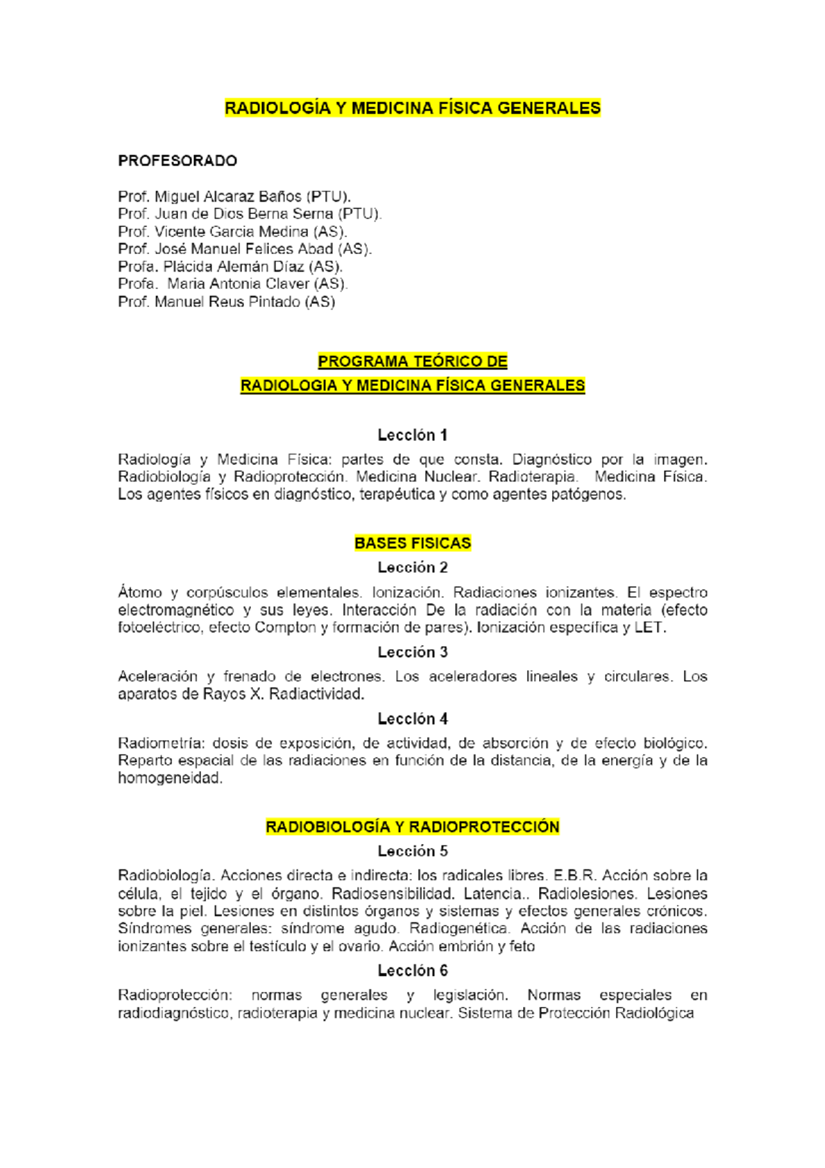 Radiología Y Medicina Física Generales - PDF Free Download - Radiofísica - Studocu