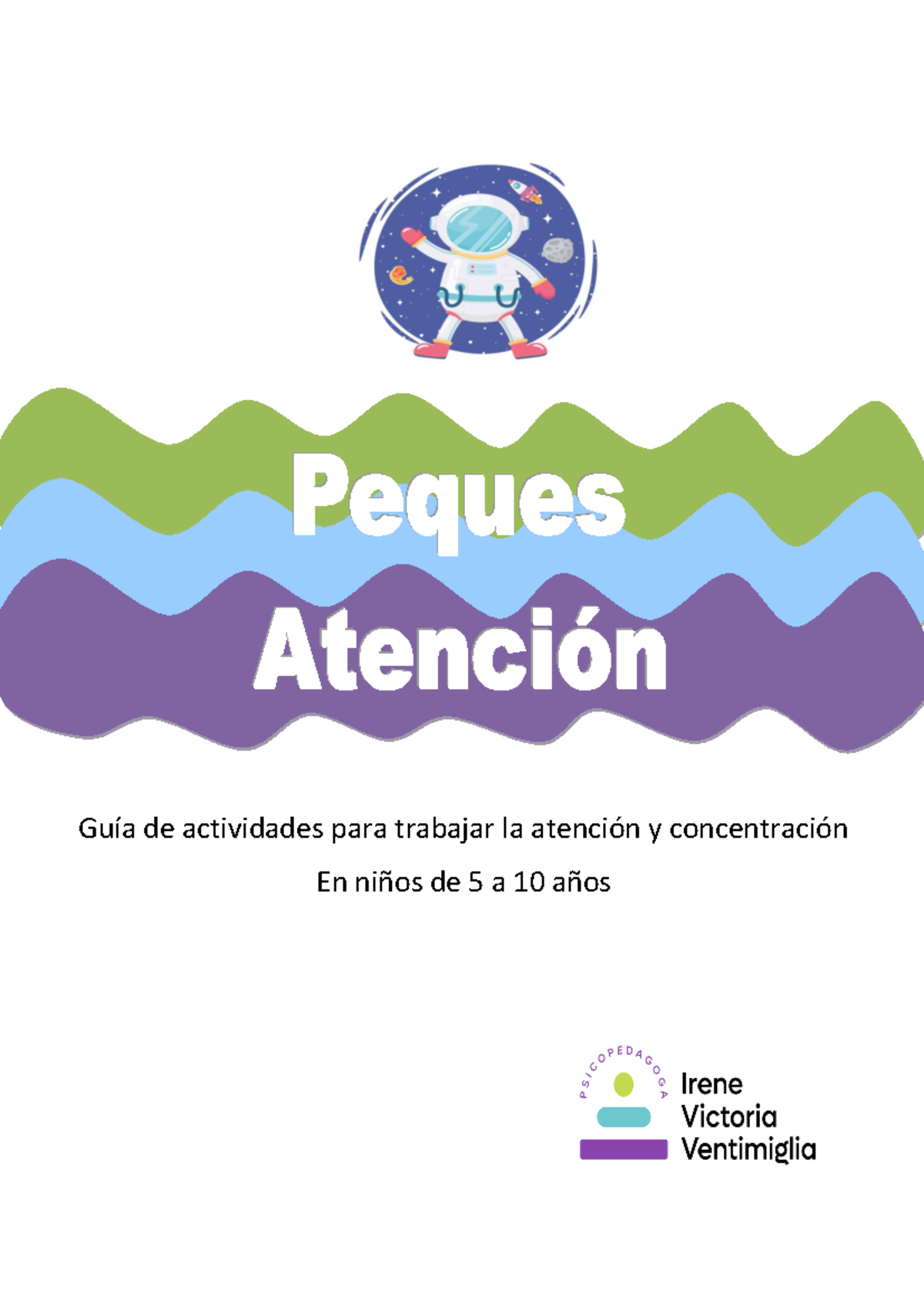 Guía de actividades para la atención y concentración - Guía de ...