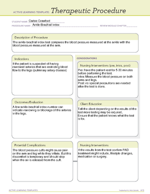 Doppler ultrasound 617 - ACTIVE LEARNING TEMPLATES THERAPEUTIC ...
