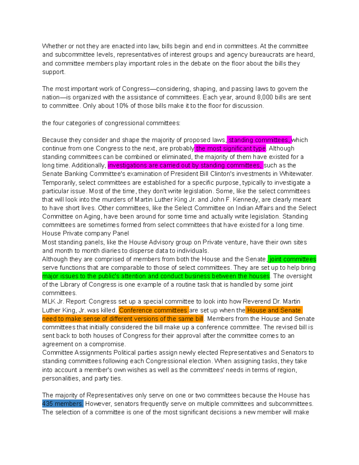 What are committies and what do they do - Whether or not they are ...