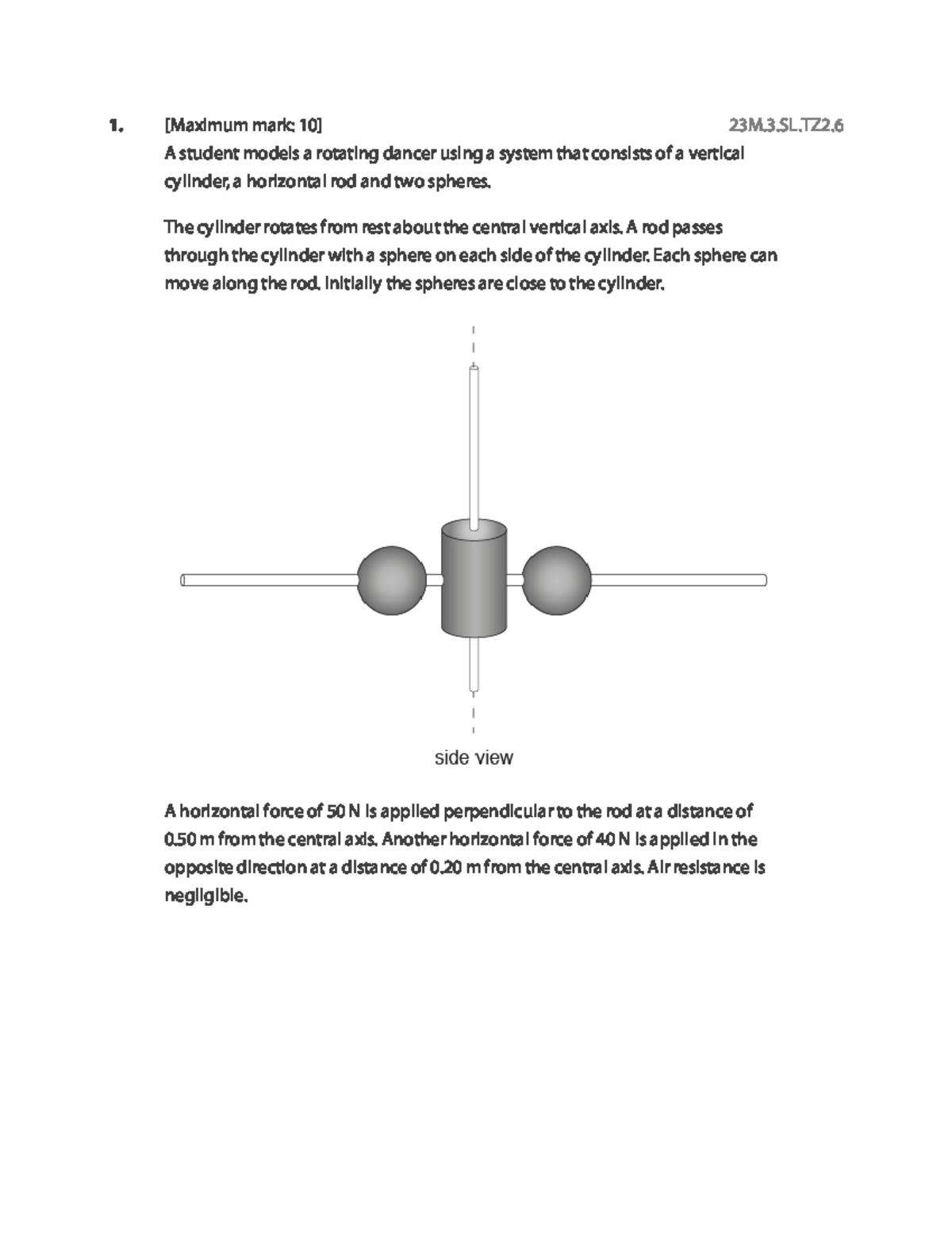 A4 P2 Q1 - dfsdfdsf - 1. [Maximum mark: 10] 23M.3.SL. A student models ...