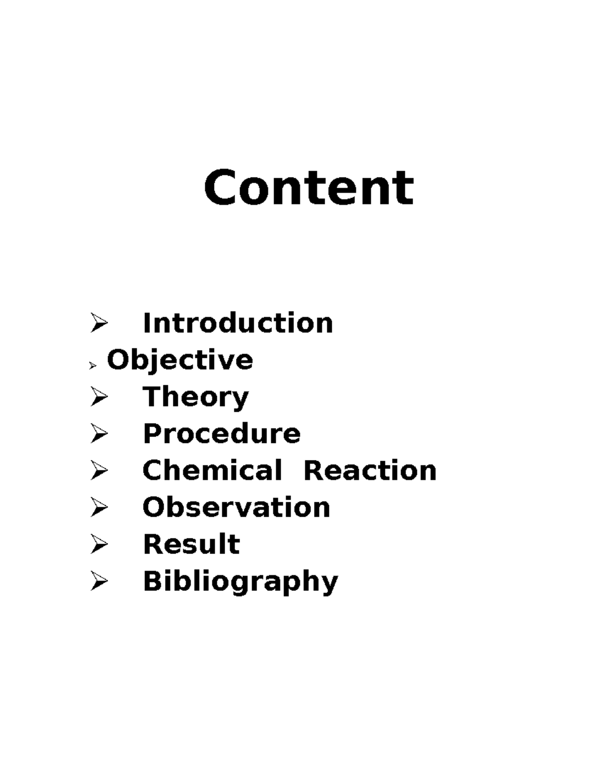 Pdfslide - lecture - Content Introduction Objective Theory Procedure Chemical Reaction - Studocu