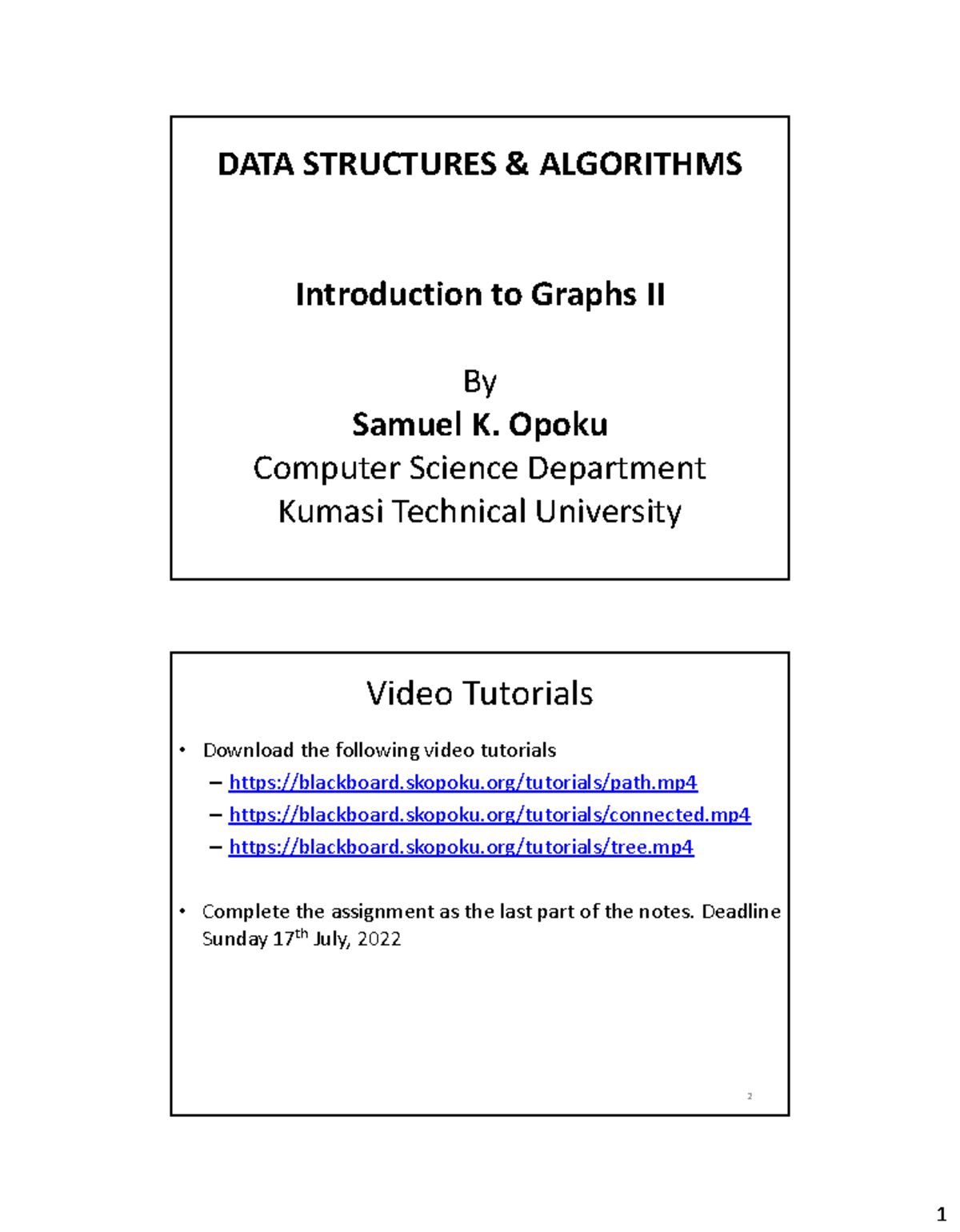 BCT206 Day 05 - It is about how data is structured - DATA STRUCTURES ...