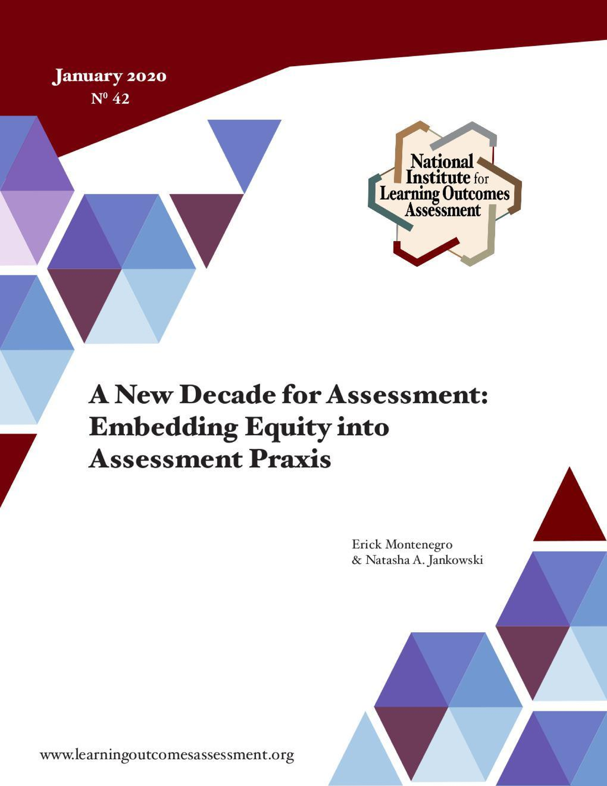 Cf a new decade for assessment embedding equity into assessment praxis ...