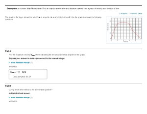 Mastering Homework Chapter 1 - PHY2053 - Studocu