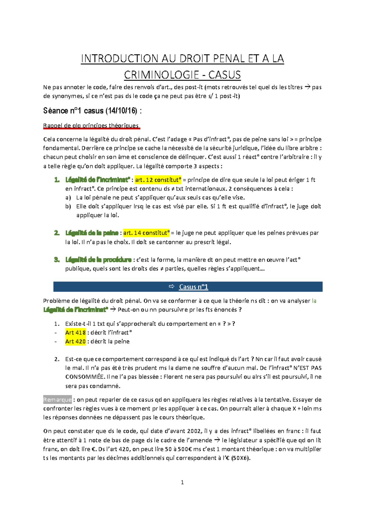 Introduction-au-droit-p nal- Casus-PDF - Warning: TT: undefined function: 32 Warning: TT ...