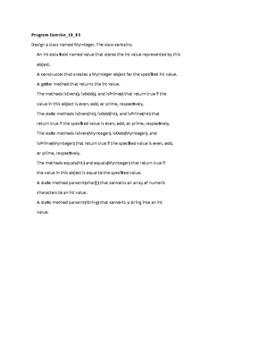 Program Exercise 10 01 - Program Exercise 10_ Design a class named Time ...