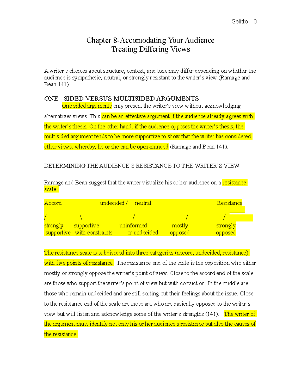 Highlighted Writing Arguments Chapter 8-12-1 - Chapter 8-Accomodating ...