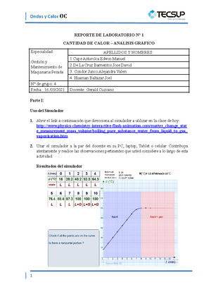 Ondas y calor - ............. - Studocu