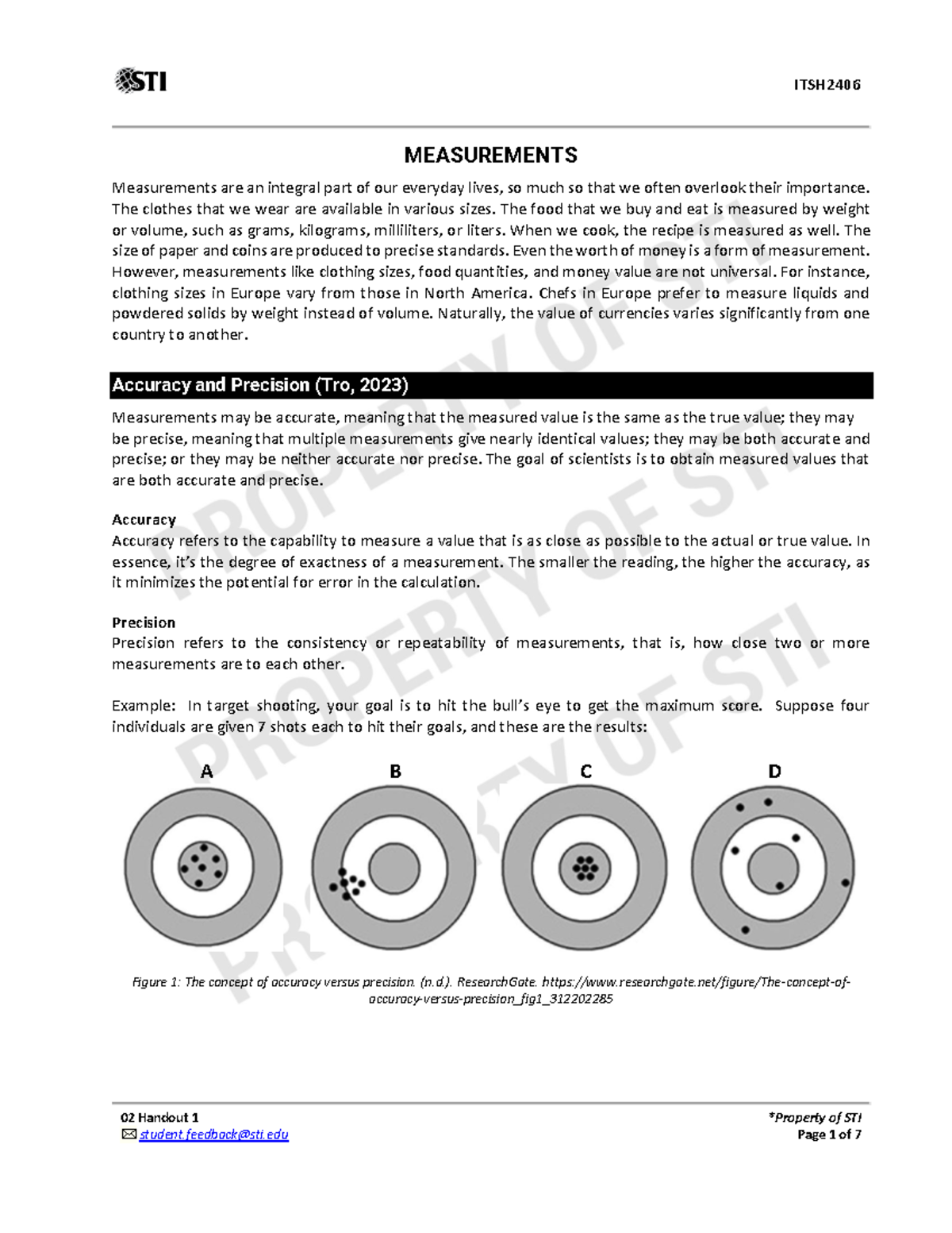 02 Handout 1(8) - reviewer - 02 Handout 1 *Property of STI MEASUREMENTS ...