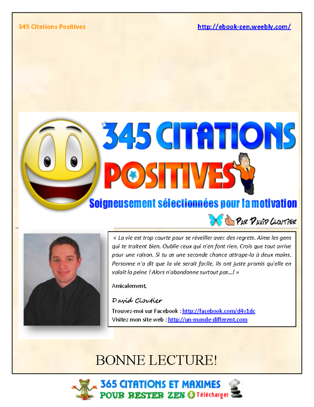 365 citations zen - c'est pour le premium, bonne lecture - BONNE ...