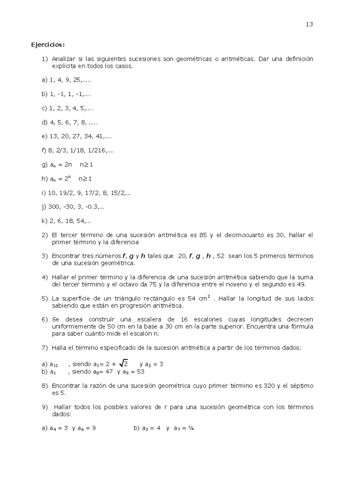G7 Ejercicios - UNIVERSIDAD CENTRAL DEL ECUADOR FACULTAD DE FILOSOFÍA, LETRAS Y CIENCIAS DE LA ...