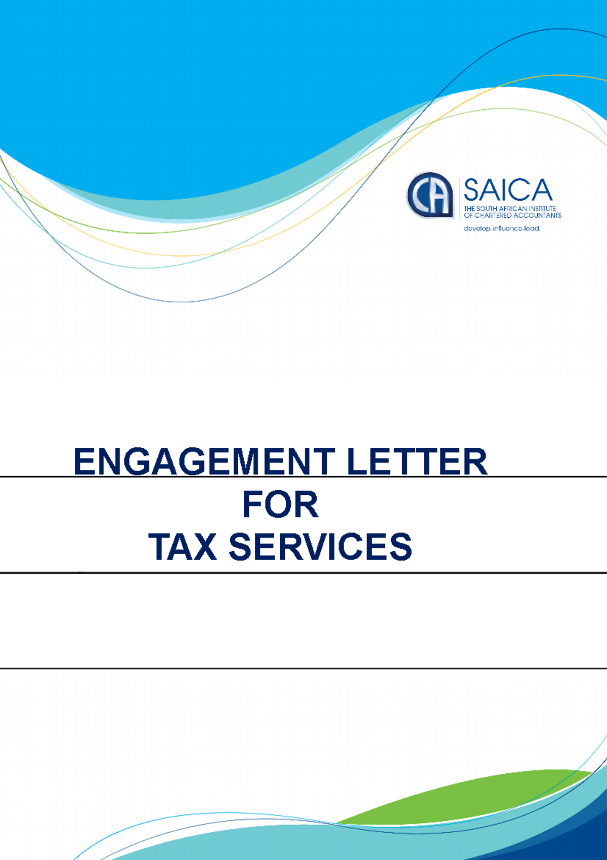Saica Tax Services Engagement Letter Guide 2020 - Business Law - UoN ...