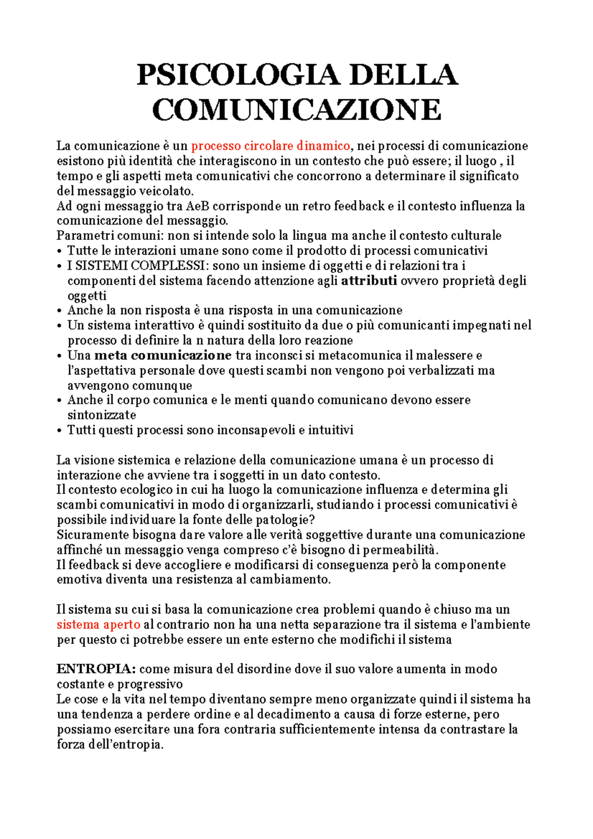 Psicologia della comunicazione pdf - PSICOLOGIA DELLA COMUNICAZIONE La comunicazione è un ...