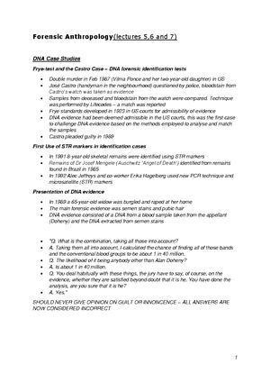 Forensic test 2 study guide - Serology: the scientific study or ...