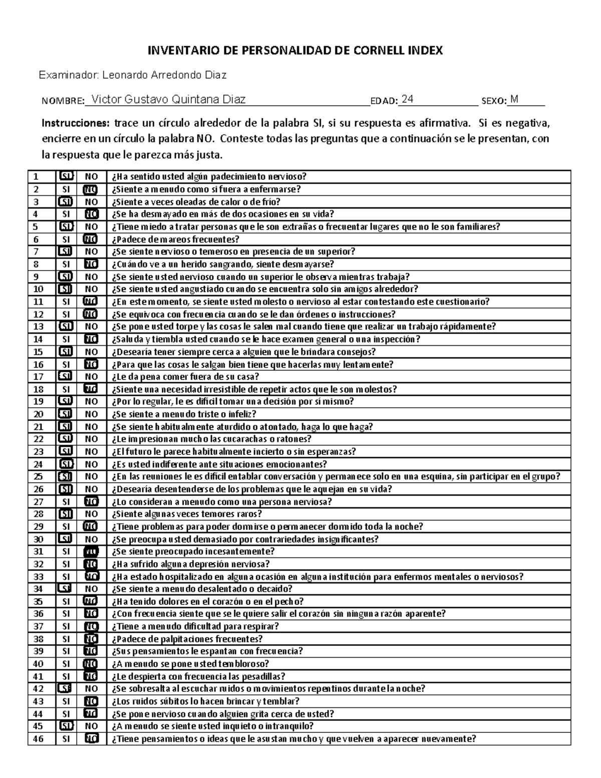 SEMANA 10 TEST PERSONALIDAD EJECUTADO - INVENTARIO DE PERSONALIDAD DE ...