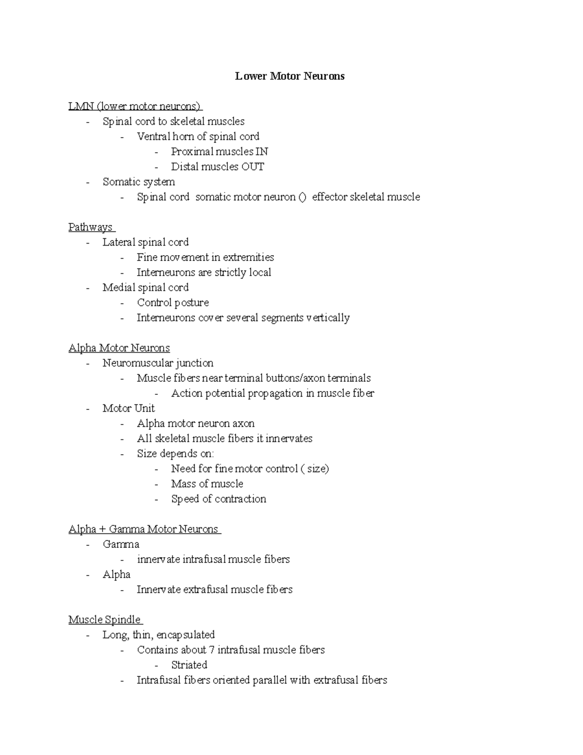 Catch up (LMNs) - Book info of LMN Dr. Kim - Lower Motor Neurons LMN ...