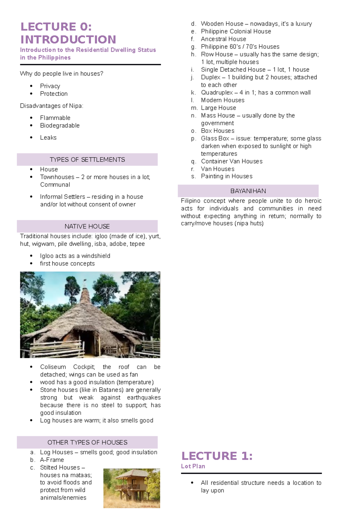 Drafting Lesson 1 (Lot Plan) - LECTURE 0: INTRODUCTION Introduction to ...