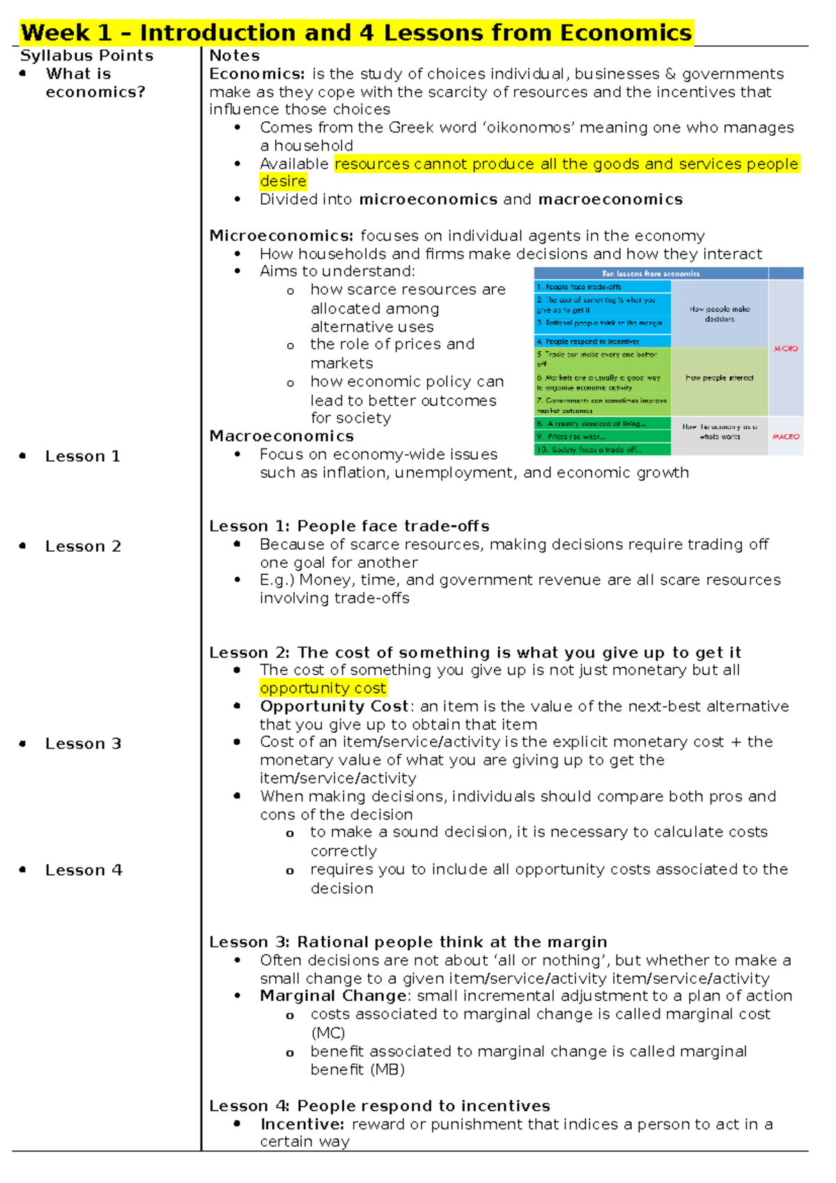 Economics for Business Notes - 023115 - Studocu