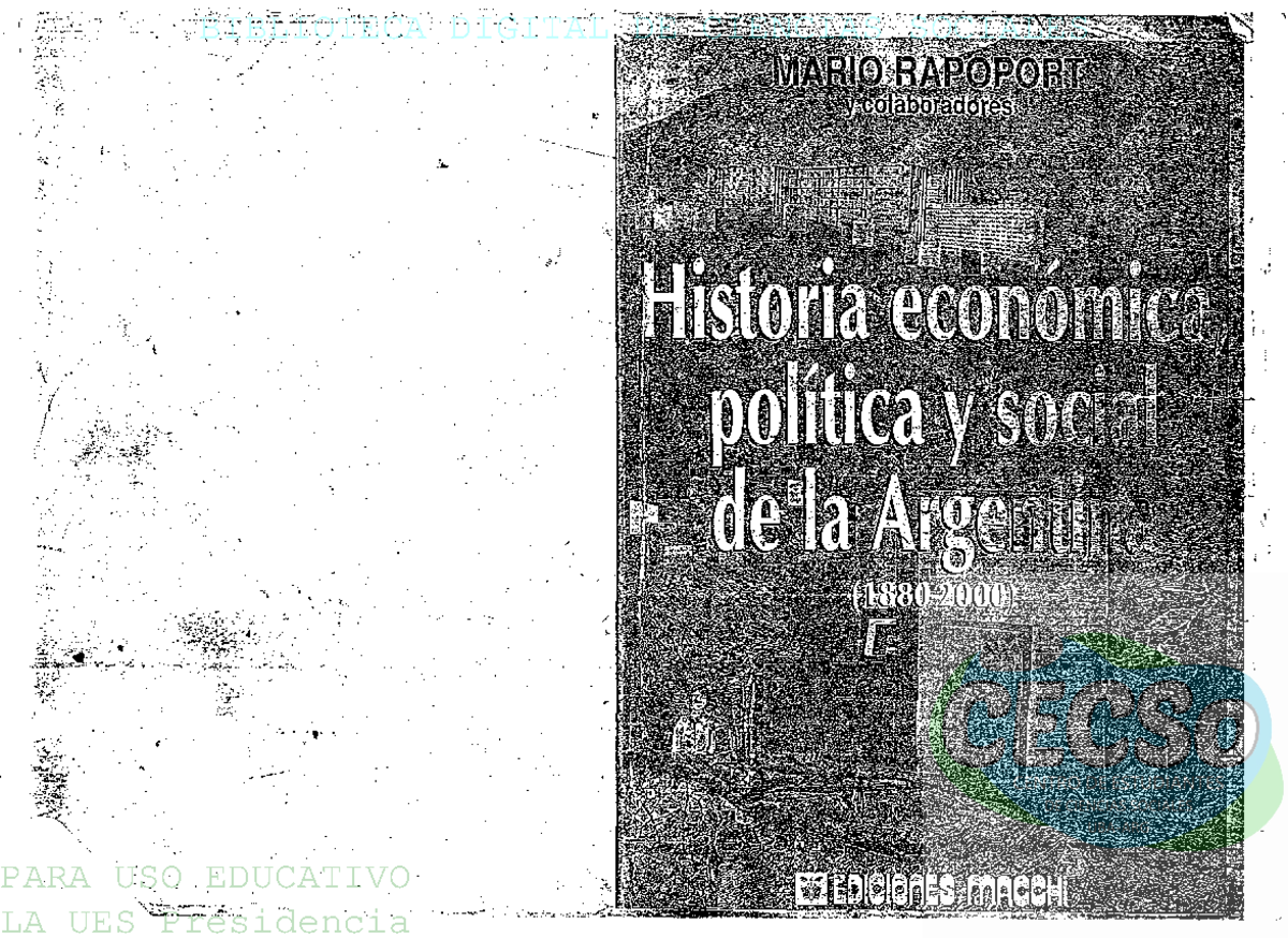 Rapoport Mario -Historia-Economica-Politica-y-Social-de-la-Argentina ...