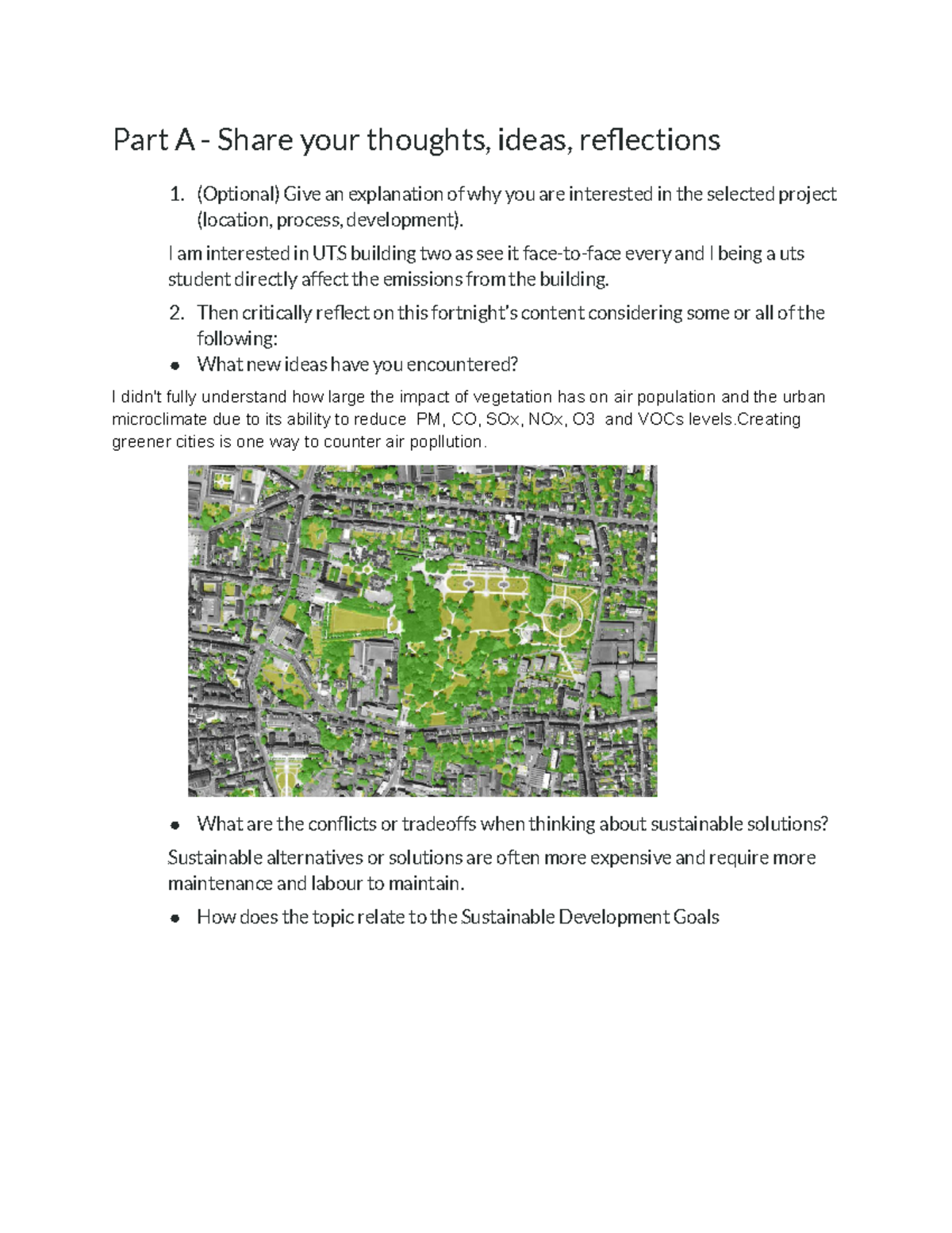 Reflection week 2 - Part A - Share your thoughts, ideas, reflections ...