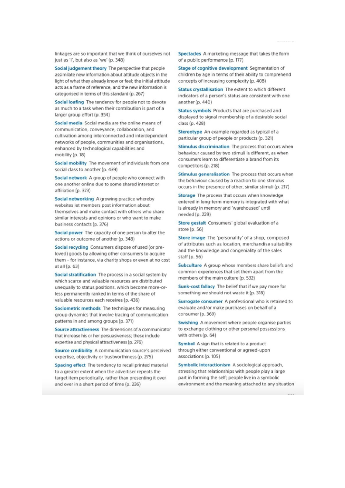 Definitions - Notes - BEM2016 - Studocu