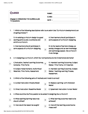 Chapter 3 Implementing THE Curriculum - Chapter 3: IMPLEMENTING THE ...