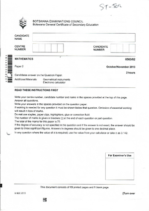 Setswana Paper 3 Revision Material - MINISTRY OF EDUCATION, BOTSWANA in ...