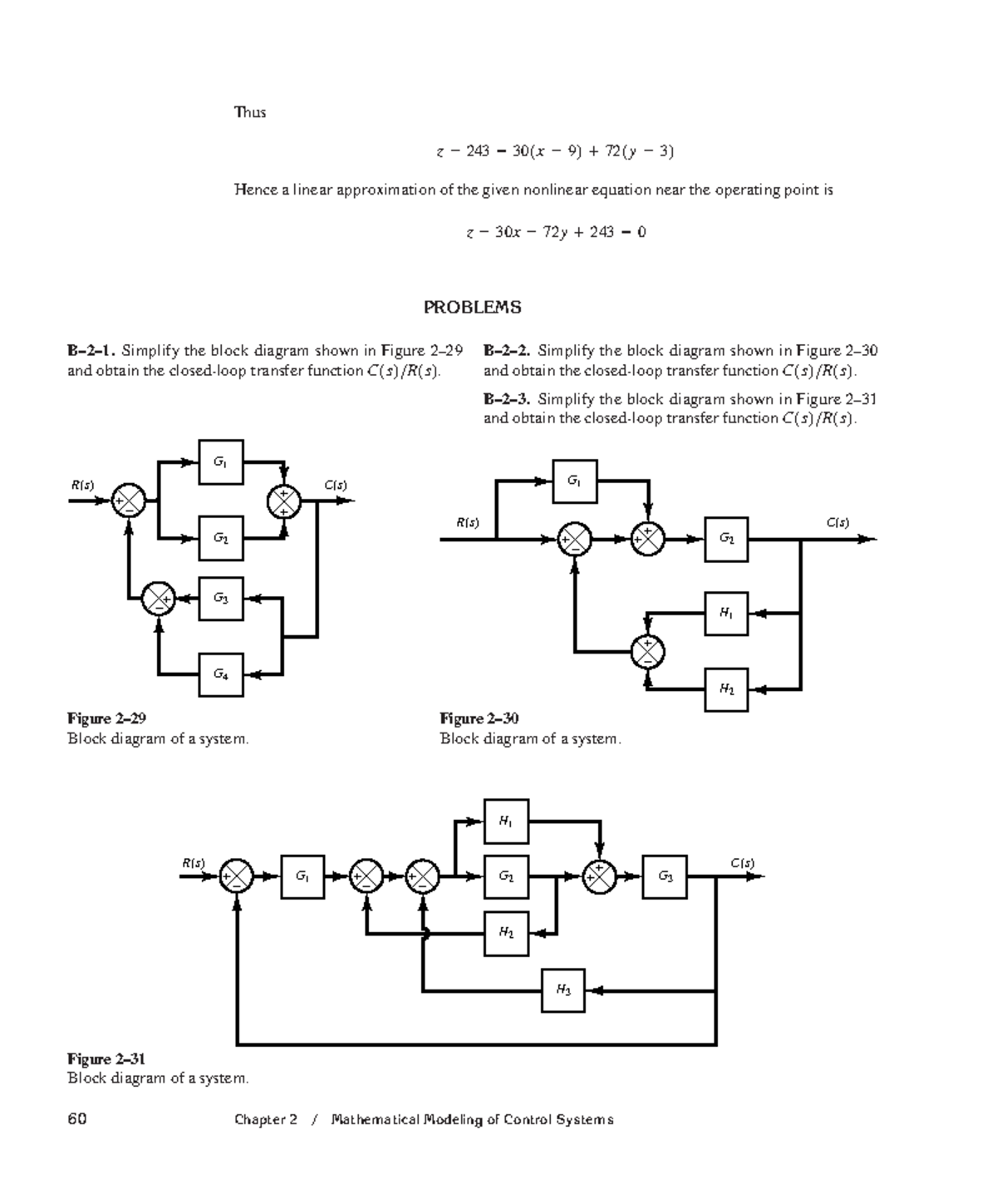 Modern control engineering-15 - 60 Chapter 2 / Mathematical Modeling of Control Systems Thus ...