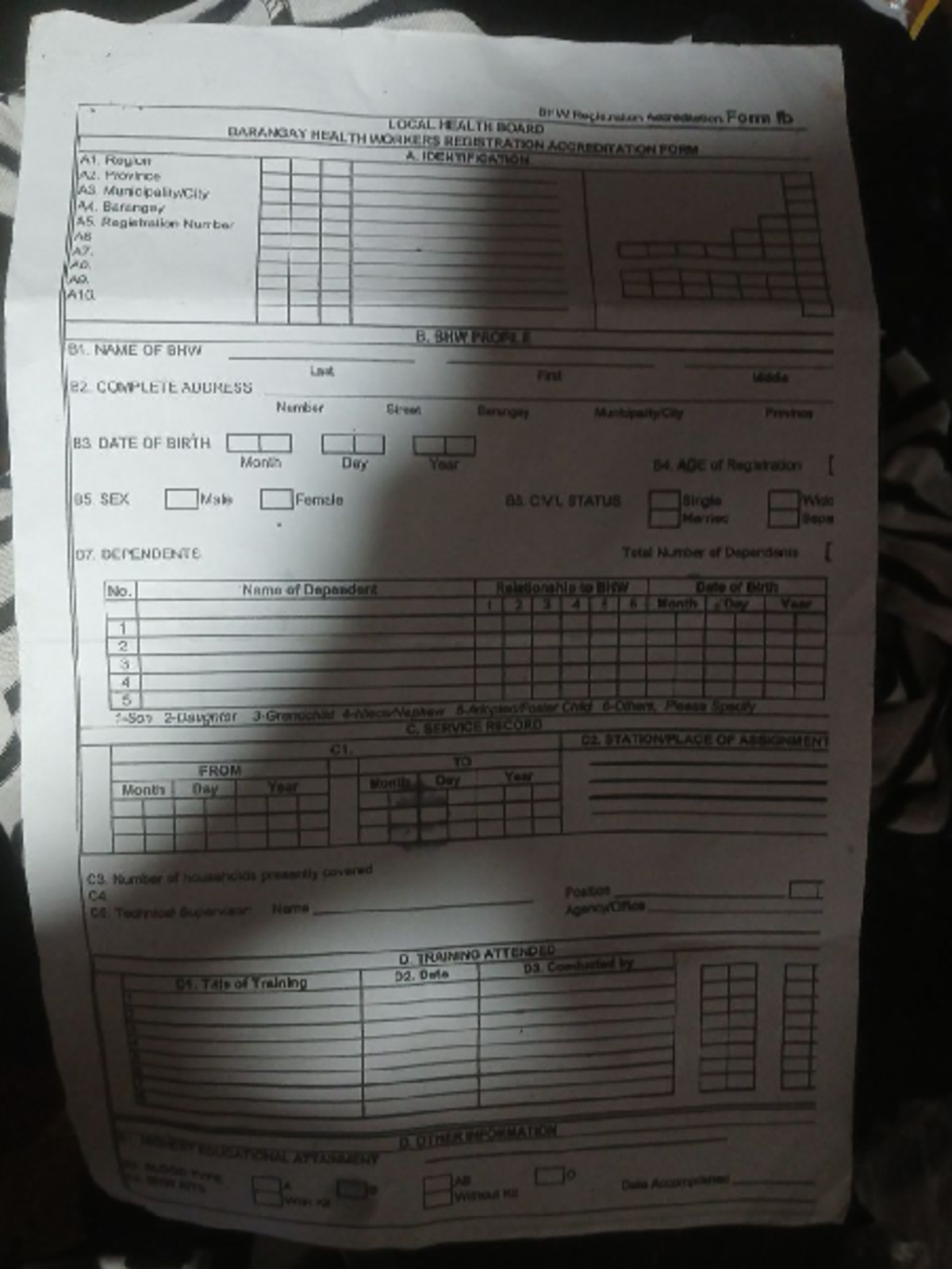 Doc by Scan Shot - Jeis - BHW Registration Accreditation Form lb LOCAL ...