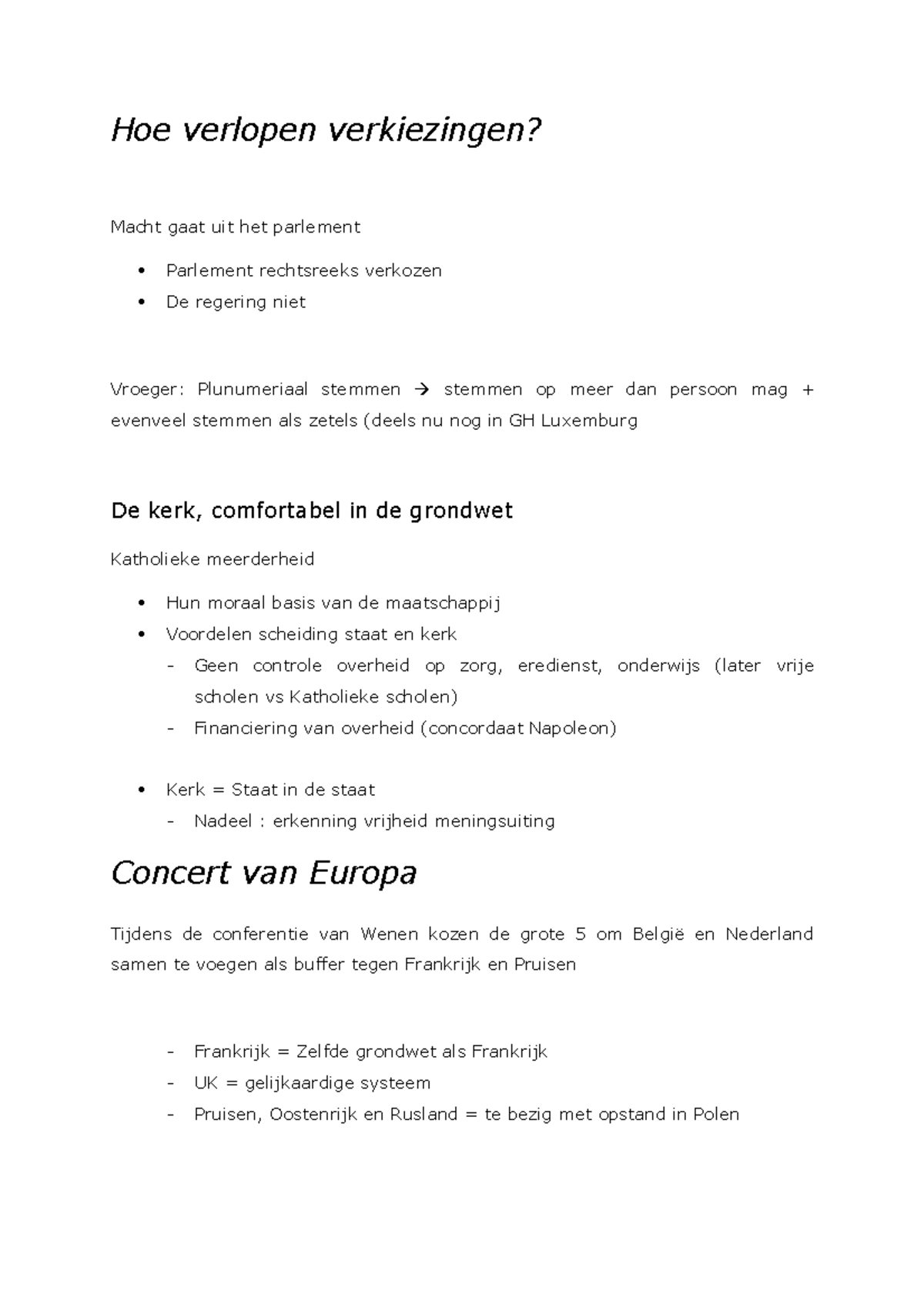 Hoe verlopen verkiezingen - Hoe verlopen verkiezingen? Macht gaat uit ...