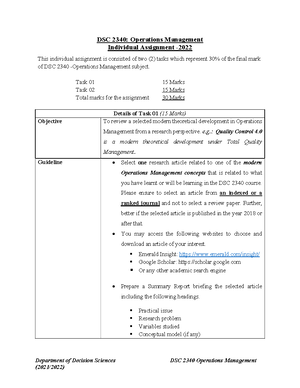 MGT 103 1.0 2021 - Operational reaserch - 2. Introduction to Linear ...