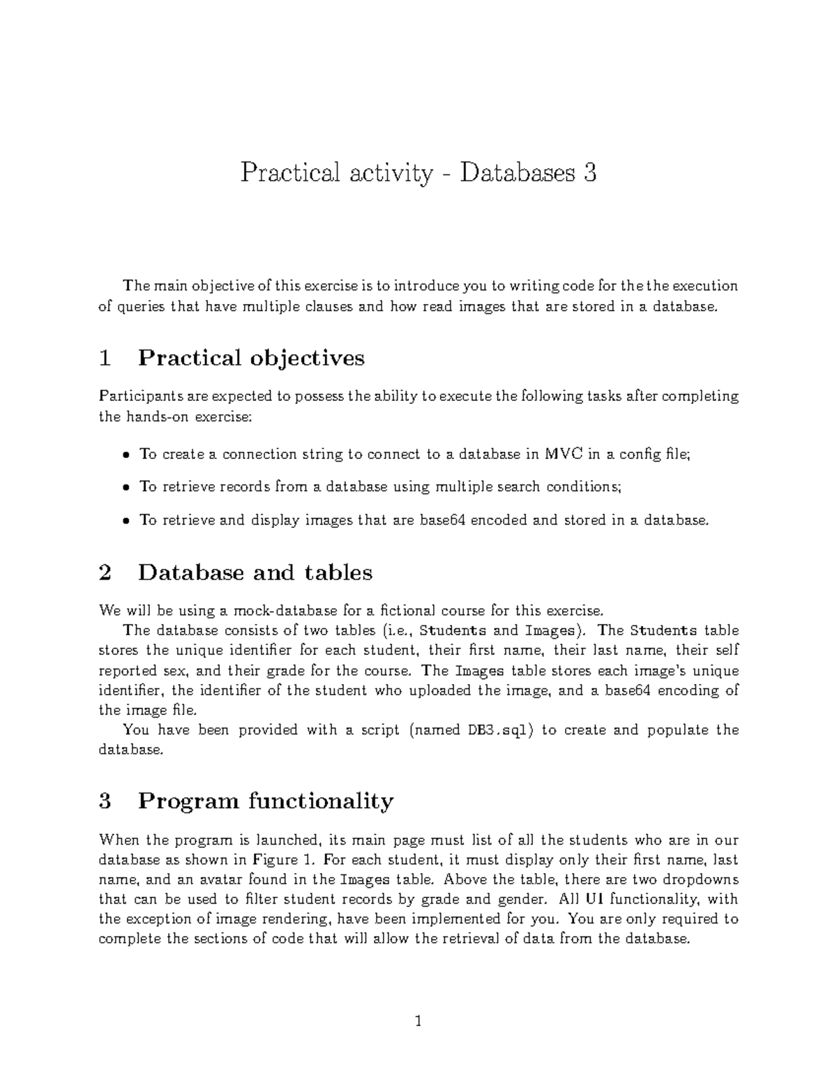 DB3Prac-2022 - Lecture materials for practice - Practical activity ...