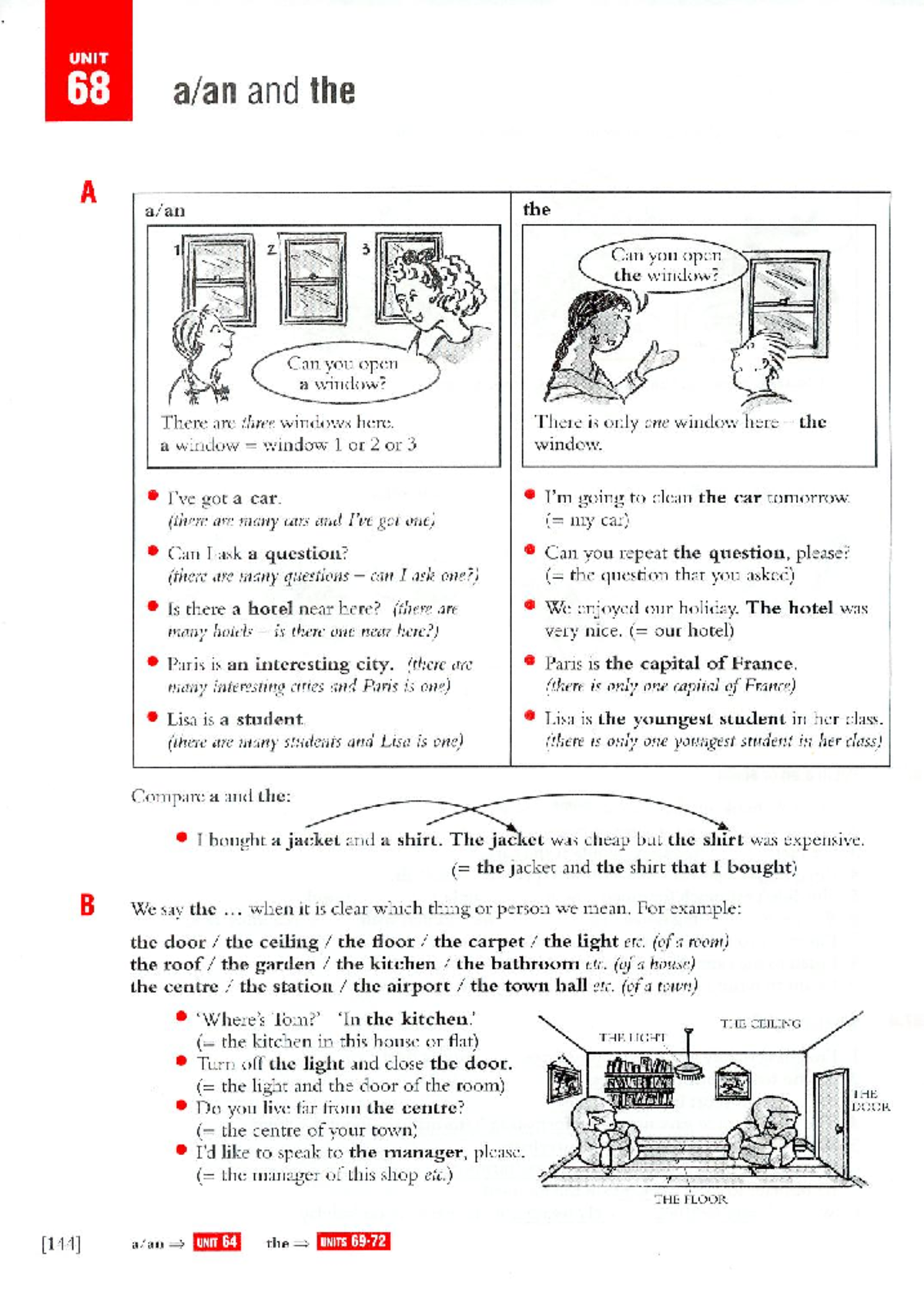 A an the - article - UNIT 68 and the A the 1 2 3 Can you open the ...