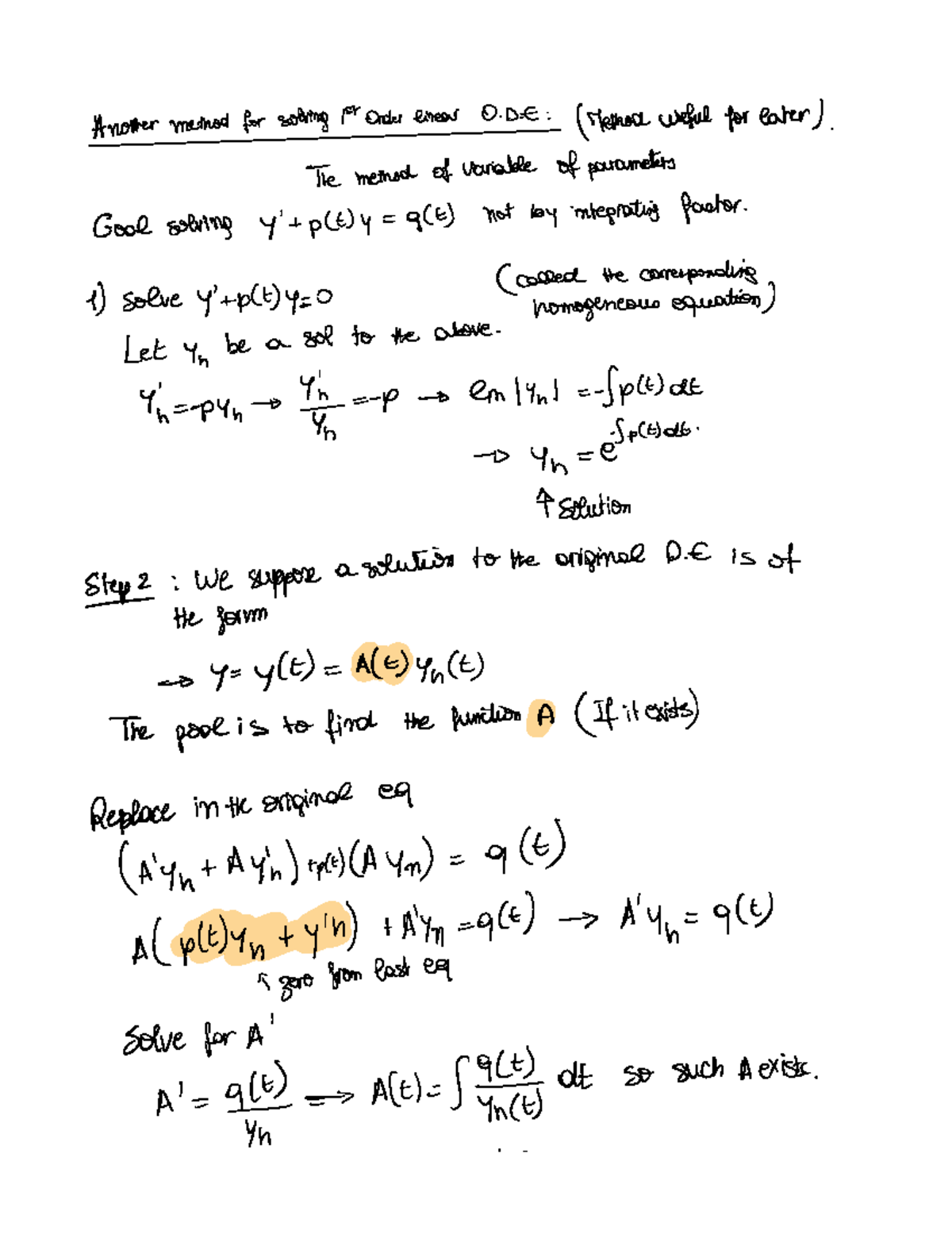Lecture 5 - Math 263 - Math 263 - McGill - Studocu