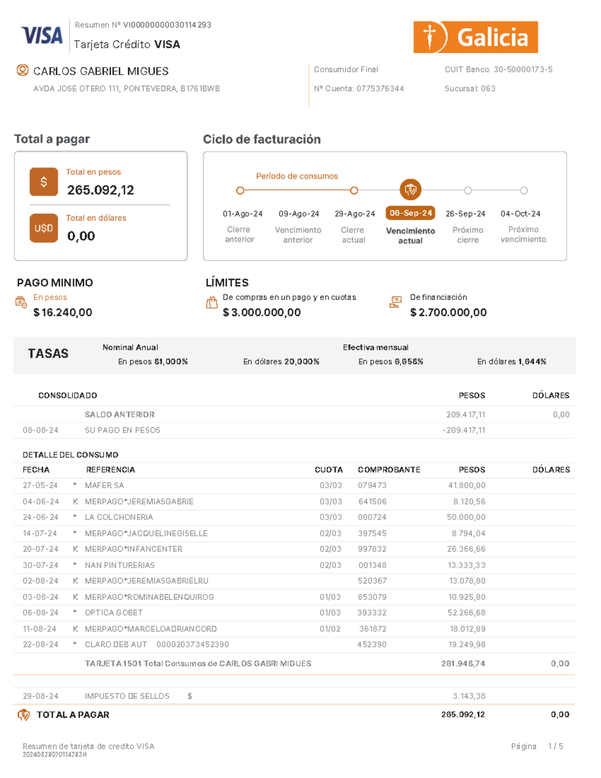 Descarga - BZbbs - Tarjeta Crédito VISA CARLOS GABRIEL MIGUES ...