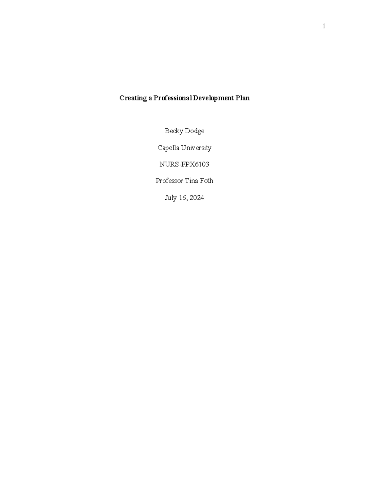 Creating a Professional Development Plan - Educators in the classroom ...