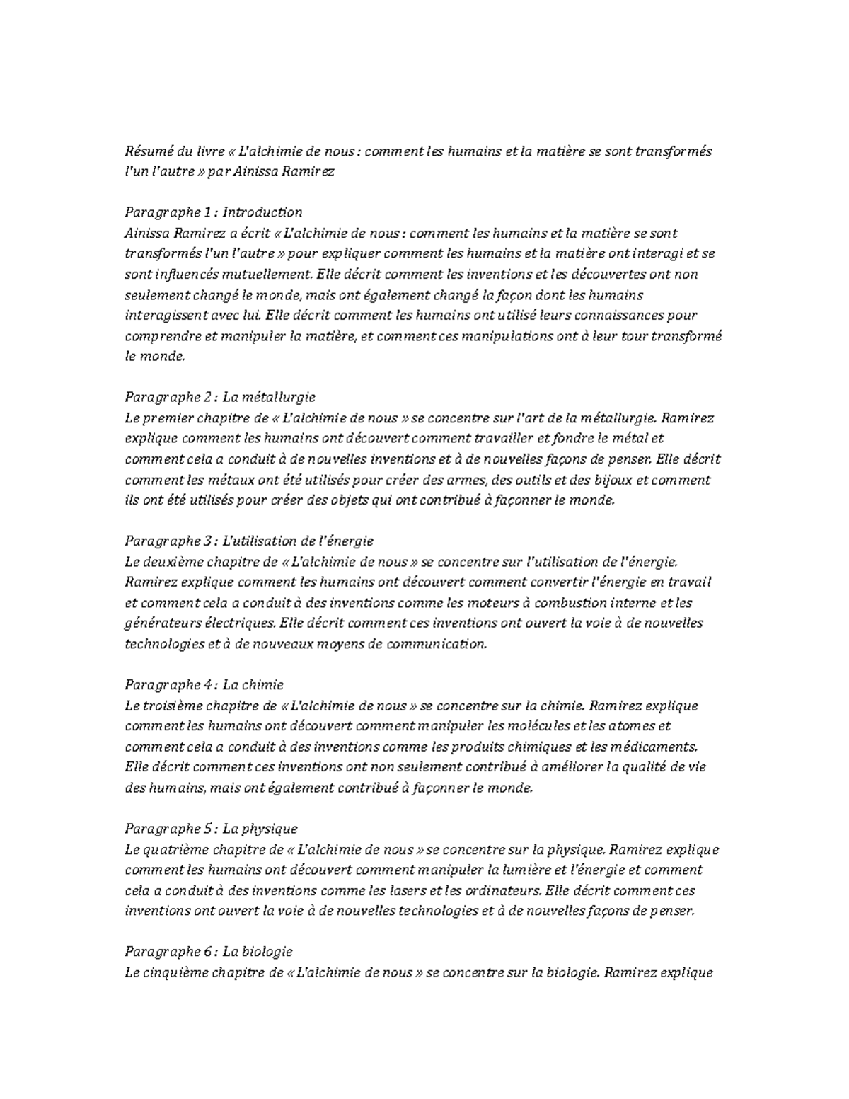 The Alchemy of Us How Humans and Matter Transformed One Another by ...