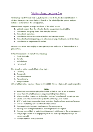 Criminology - Individualistic theories - Criminology - Individualistic ...