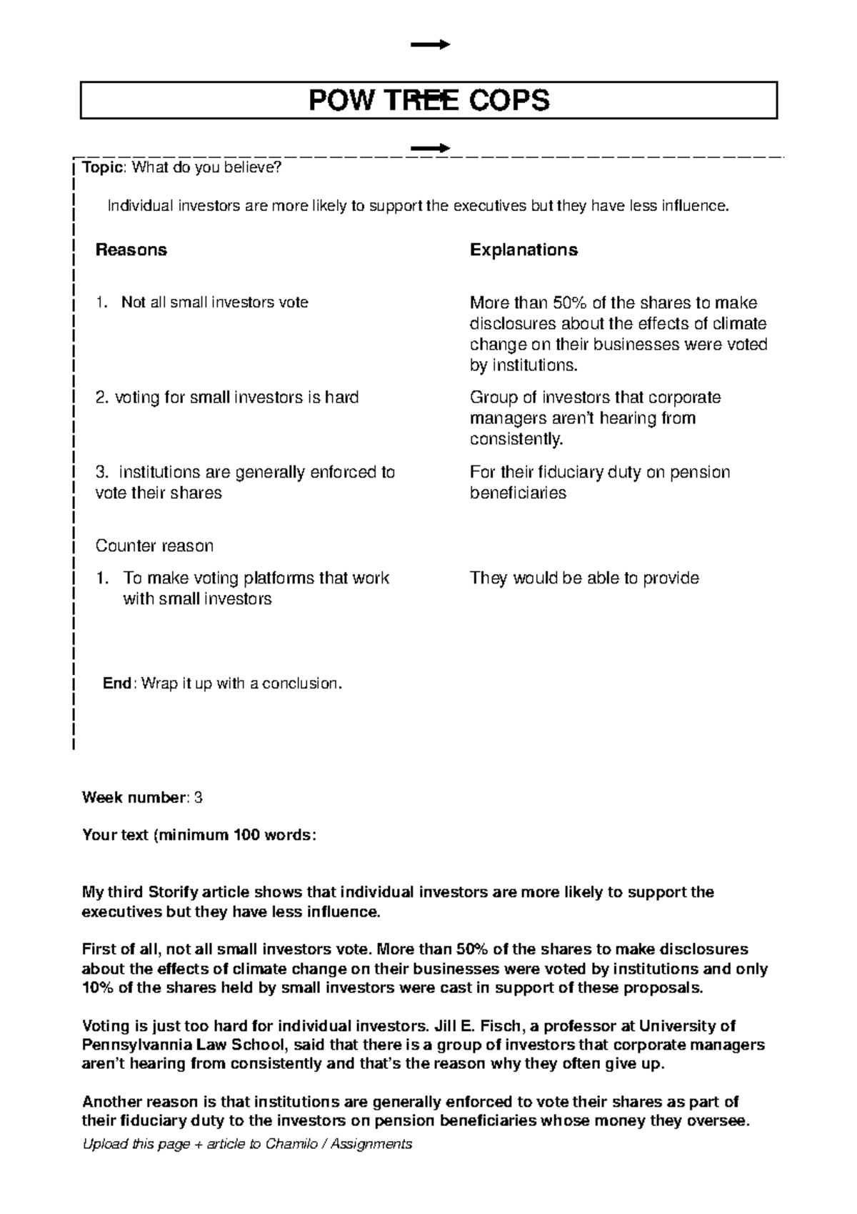 POW TREE COPS Gianluca Cardoen 3 - POW TREE COPS Topic: What do you ...