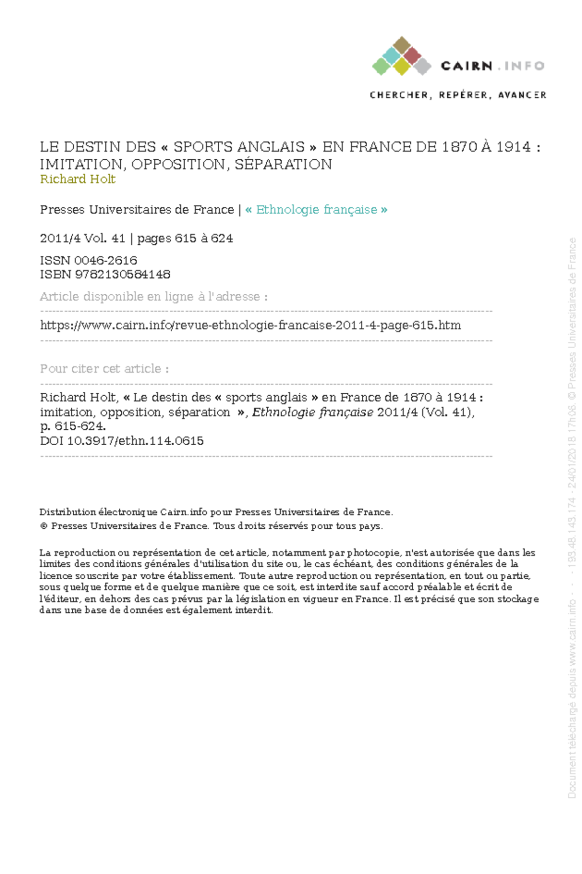 Histoire du sport 1880 1914 - LE DESTIN DES « SPORTS ANGLAIS » EN ...