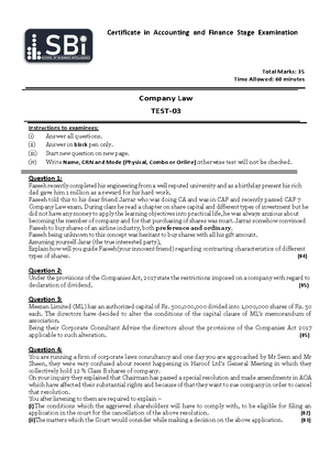 ACCA LW ENG S22 Notes - ACCA Corporate and Business Law (LW-ENG ...