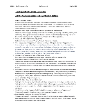 Basic Programming-Program practice 1 - Instructions: a. Open Python ...