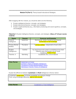 Module 4 Notebook - 1 - psychology - - Studocu