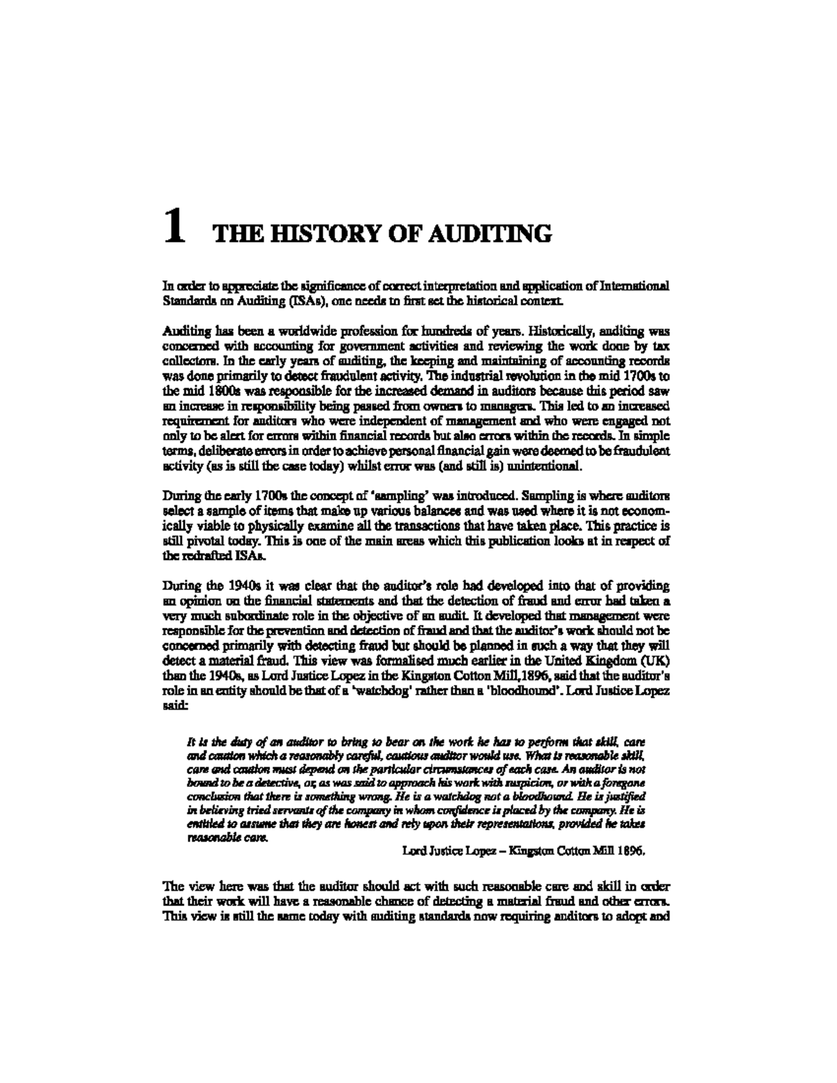 History of Auditing-Collings - Audit & Assurance - Studocu